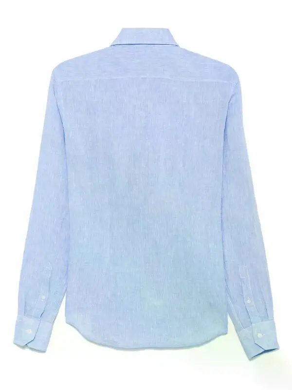 ORIAN Linen Shirt - Blue