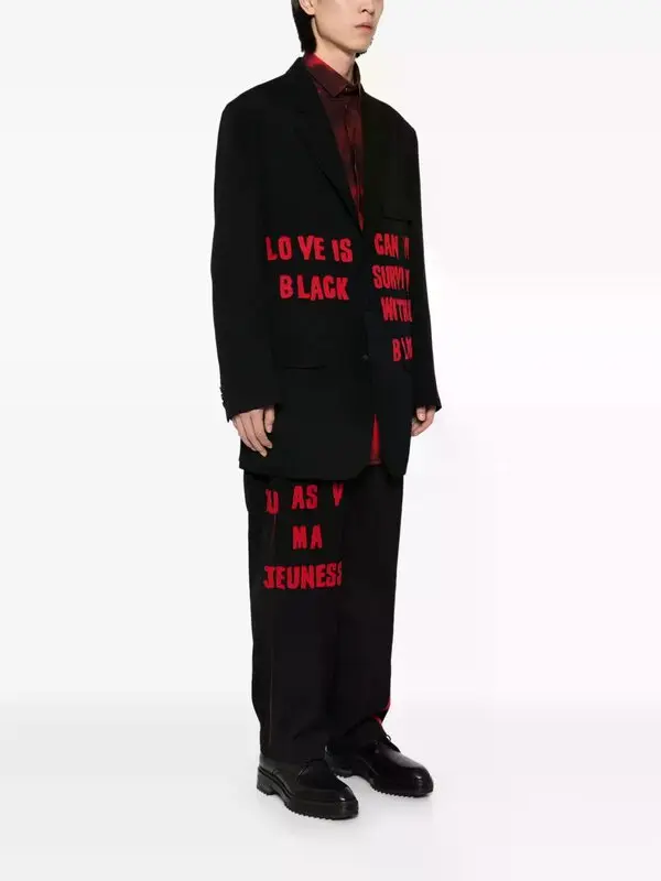 Yohji Yamamoto Patchwork Blazer