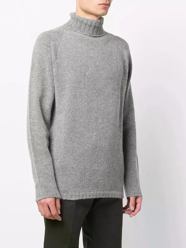 LARDINI Roll-neck Wool-blend Jumper