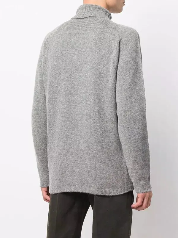 LARDINI Roll-neck Wool-blend Jumper