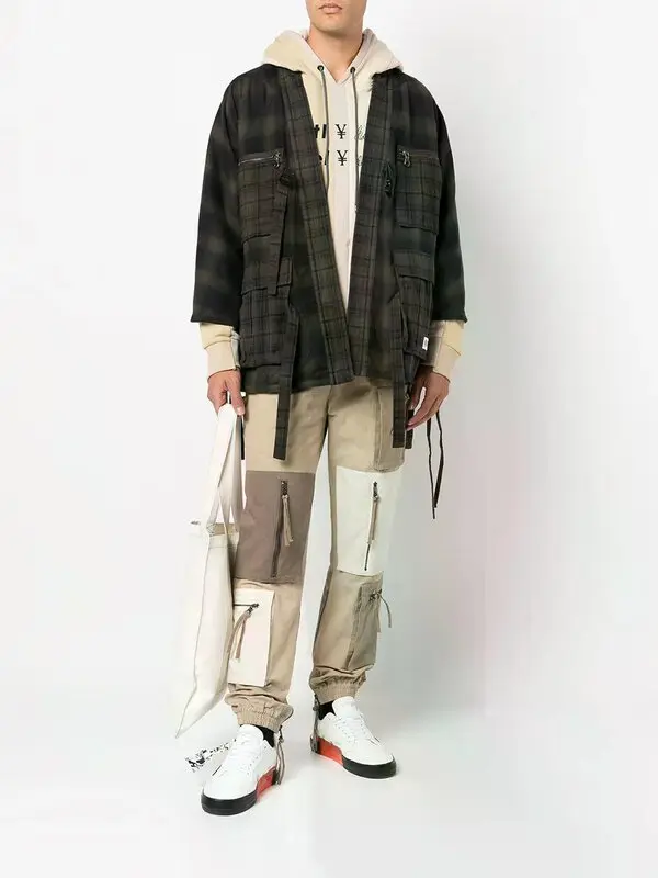 MOSTLY HEARD RARELY SEEN Patchwork Zip-pocket Trousers