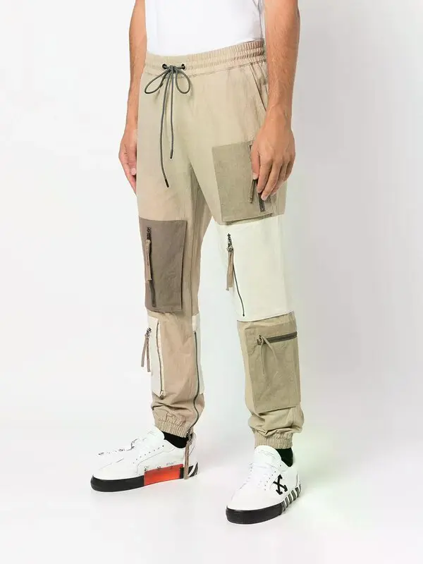 MOSTLY HEARD RARELY SEEN Patchwork Zip-pocket Trousers
