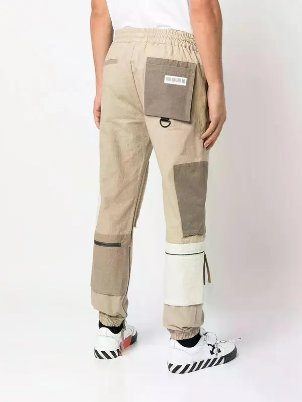 MOSTLY HEARD RARELY SEEN Patchwork Zip-pocket Trousers