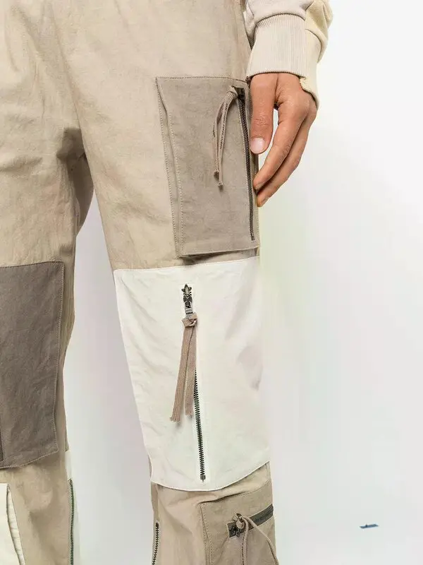 MOSTLY HEARD RARELY SEEN Patchwork Zip-pocket Trousers
