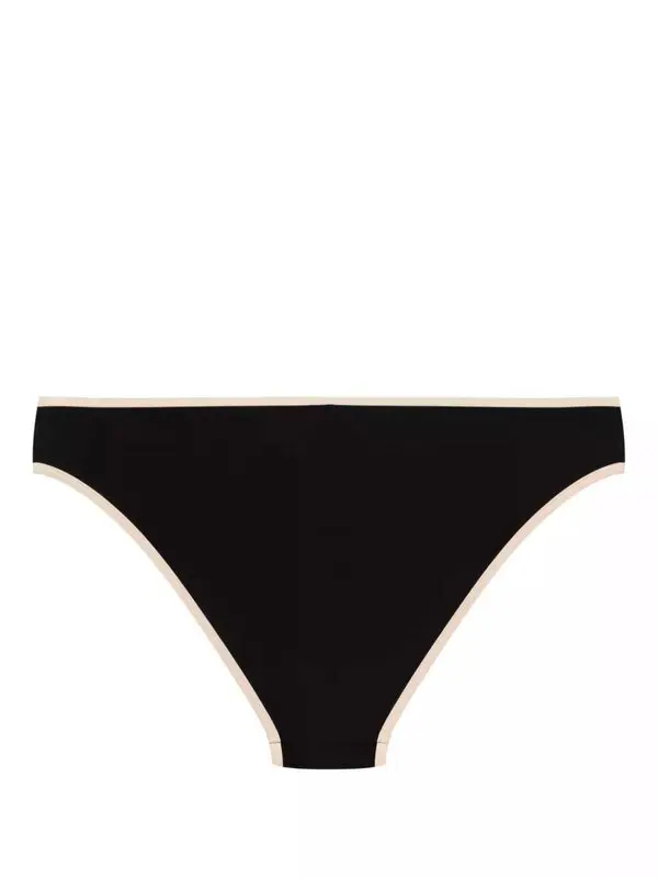 TOTEME Striped-edge Bikini Bottoms