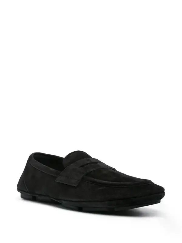 Dolce & Gabbana Logo-plaque Suede Loafers
