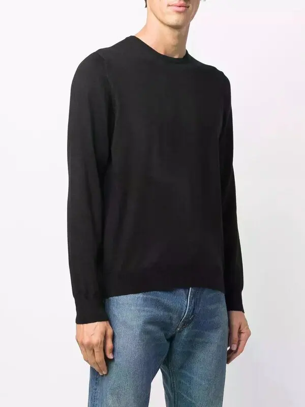 FILERIA Crew Neck Jumper - Black