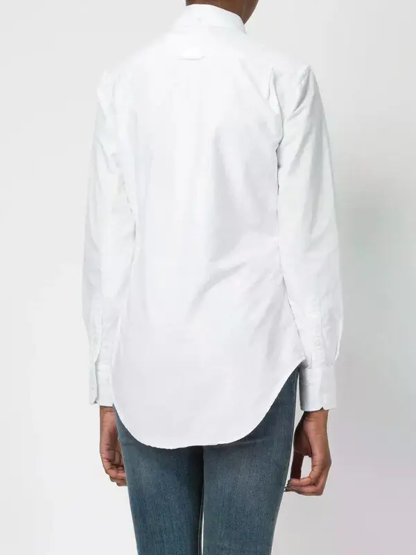 Thom Browne Cotton Button-down Shirt - White