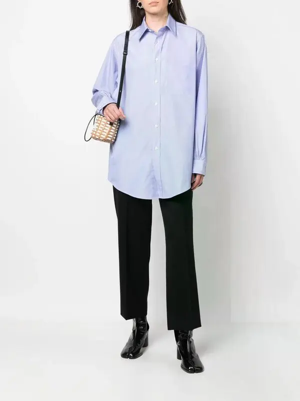 MAISON MARGIELA Long-sleeve Piqué Shirt