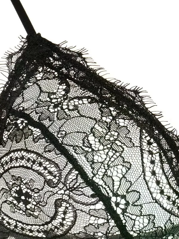 ANINE BING Sheer Lace Bra