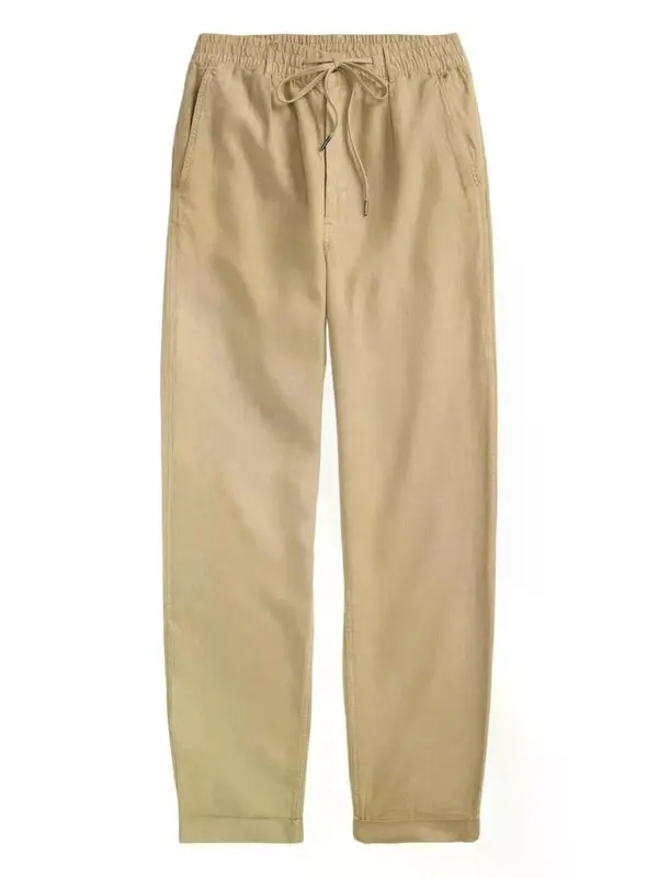 Polo Ralph Lauren Straight-leg Trousers With Drawstring Waist - Neutrals