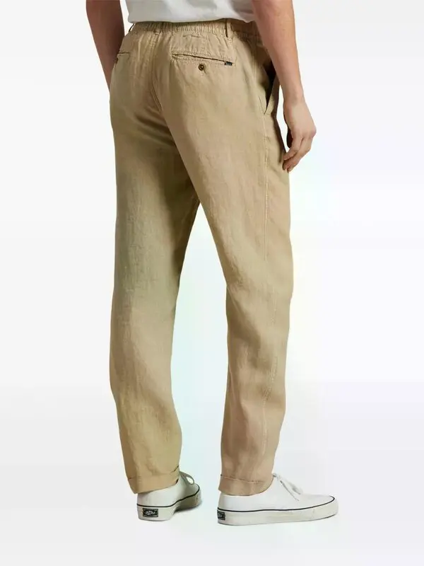 Polo Ralph Lauren Straight-leg Trousers With Drawstring Waist - Neutrals