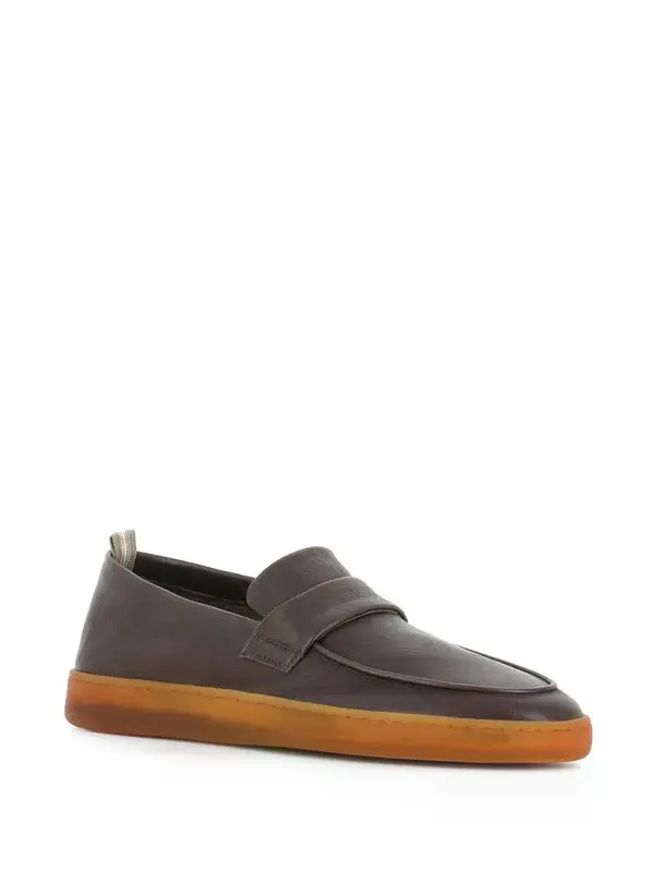 Officine Creative Leather Loafers - Grey