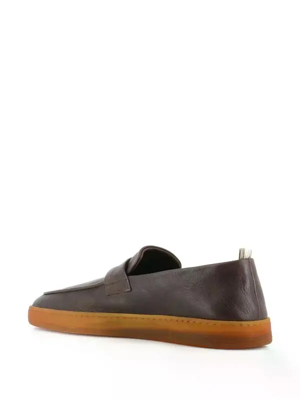 Officine Creative Leather Loafers - Grey