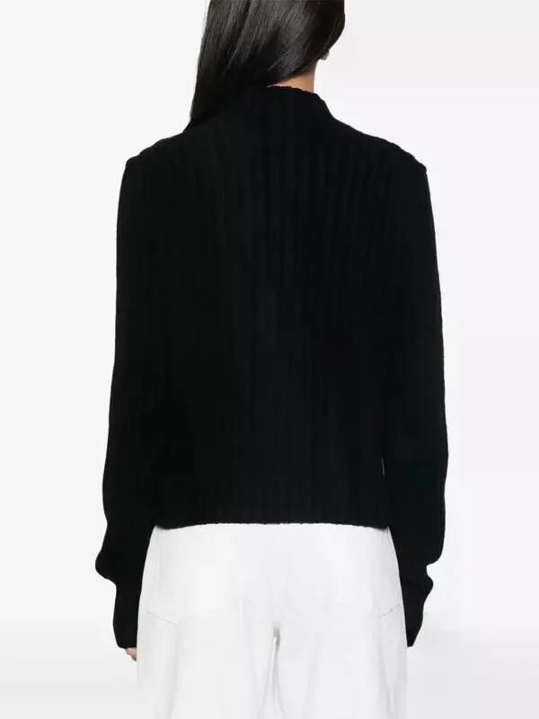 TOTEME Wool-cashmere Blend Ribbed Knit Sweater