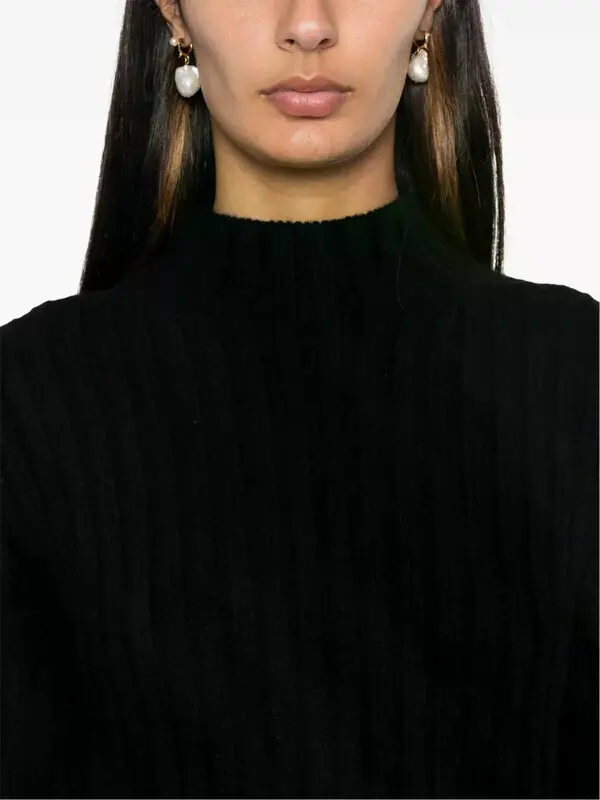 TOTEME Wool-cashmere Blend Ribbed Knit Sweater