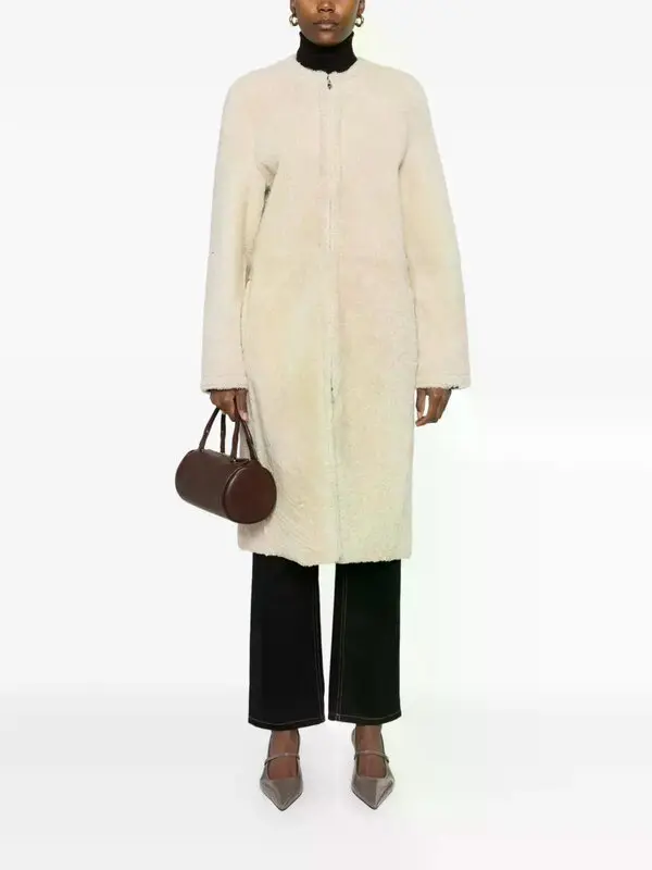 TOTEME Shearling Zip-up Coat