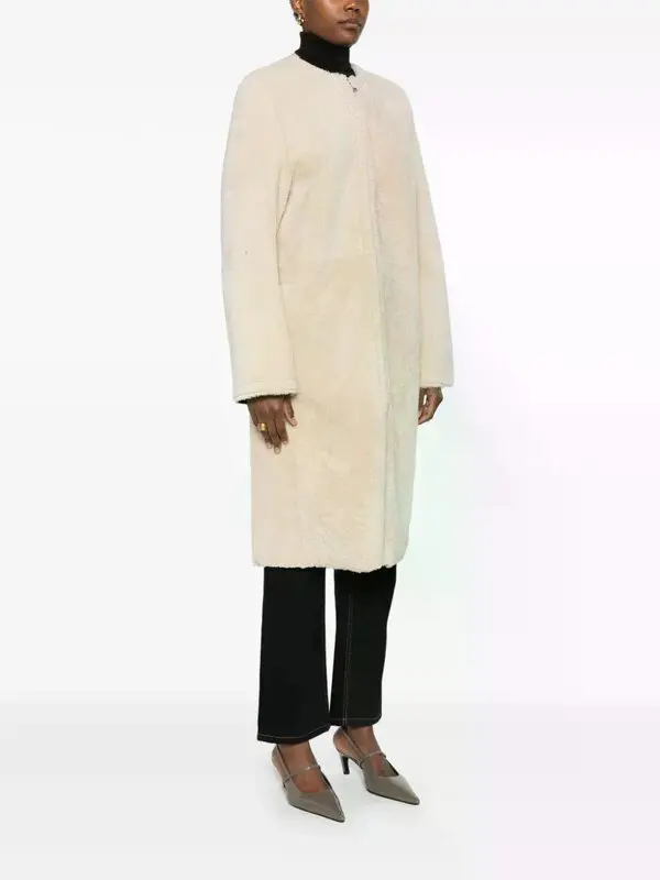 TOTEME Shearling Zip-up Coat