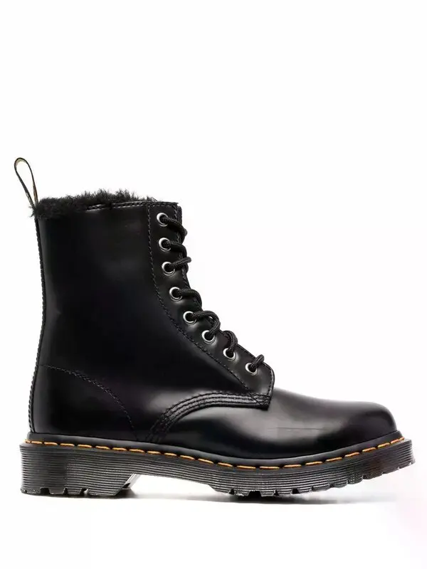 Dr. Martens 1460 Serena Atlas Lace-up Boots - Grey