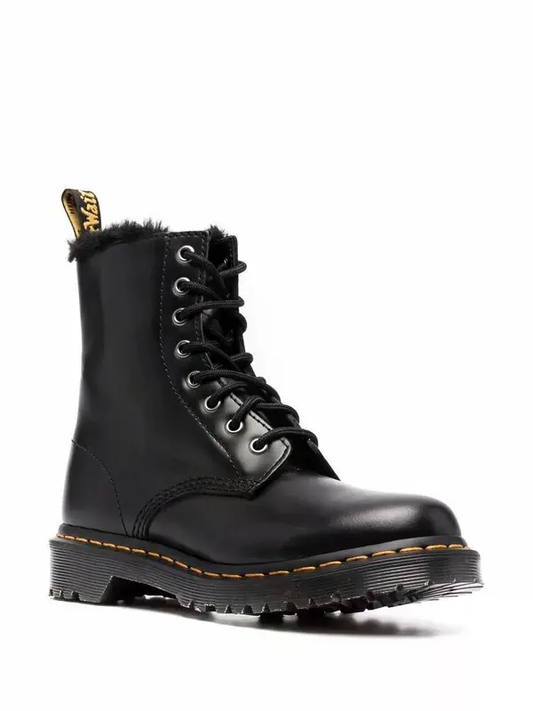 Dr. Martens 1460 Serena Atlas Lace-up Boots - Grey