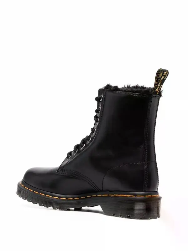 Dr. Martens 1460 Serena Atlas Lace-up Boots - Grey