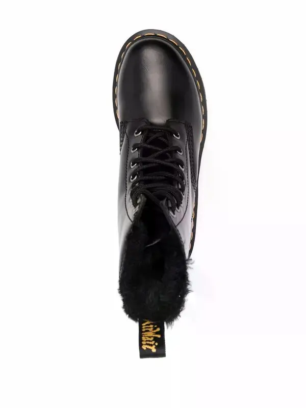 Dr. Martens 1460 Serena Atlas Lace-up Boots - Grey