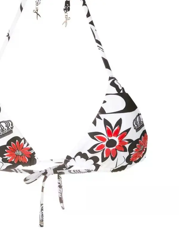 AMIR SLAMA Floral-print Bikini Set