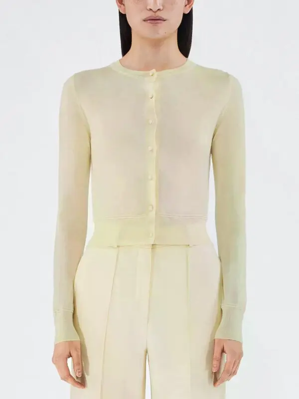 Adam Lippes Fine-knit Cropped Cardigan