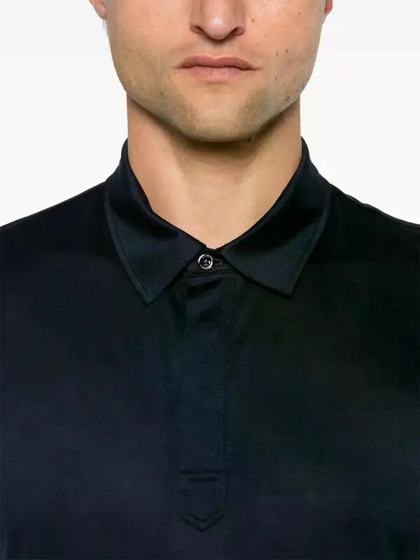 Canali Lightweight-jersey Polo Shirt