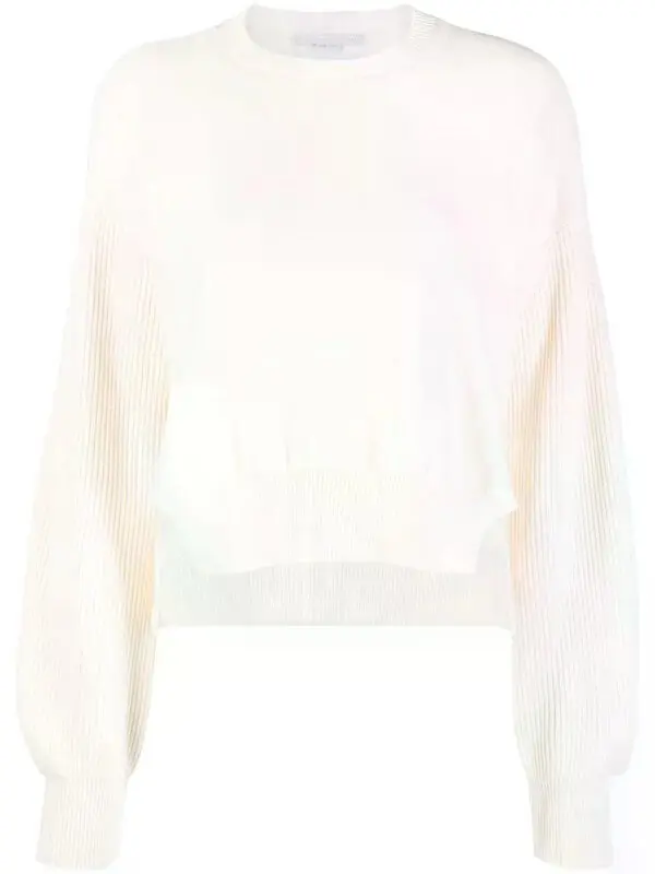 Stella McCartney Logo-patch Jumper - Neutrals