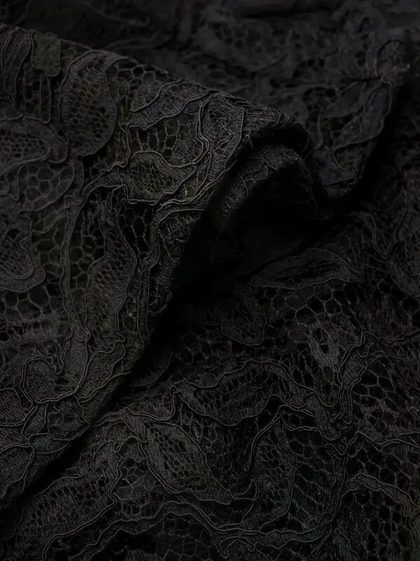 Saint Laurent Straight-leg Floral Lace Trousers