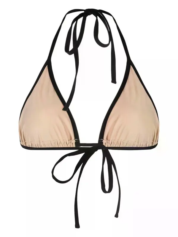 TOTEME Stripe Tie Bikini Top