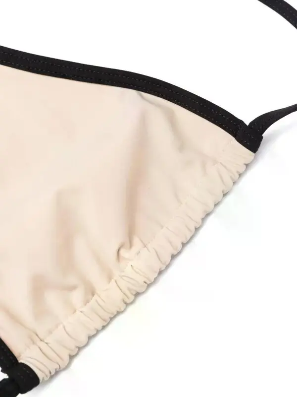 TOTEME Stripe Tie Bikini Top