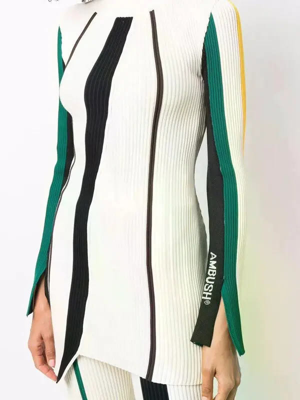 AMBUSH Logo Ribbed-knit Jumper