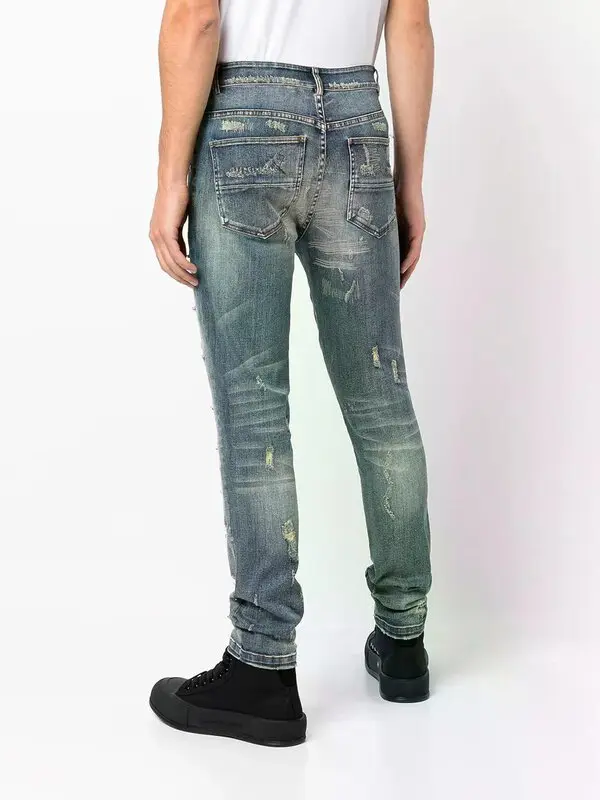 GOD'S MASTERFUL CHILDREN Shadow Embellished Skinny Jeans