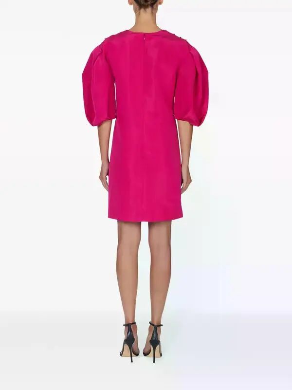 Carolina Herrera Sequin-embellished Puff-sleeve Minidress