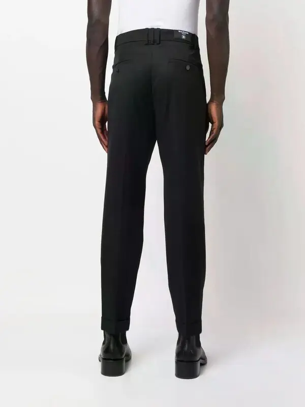Balmain Mid-rise Straight-leg Trousers
