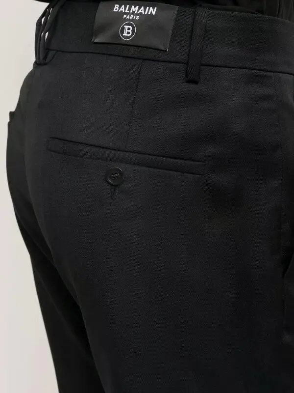 Balmain Mid-rise Straight-leg Trousers