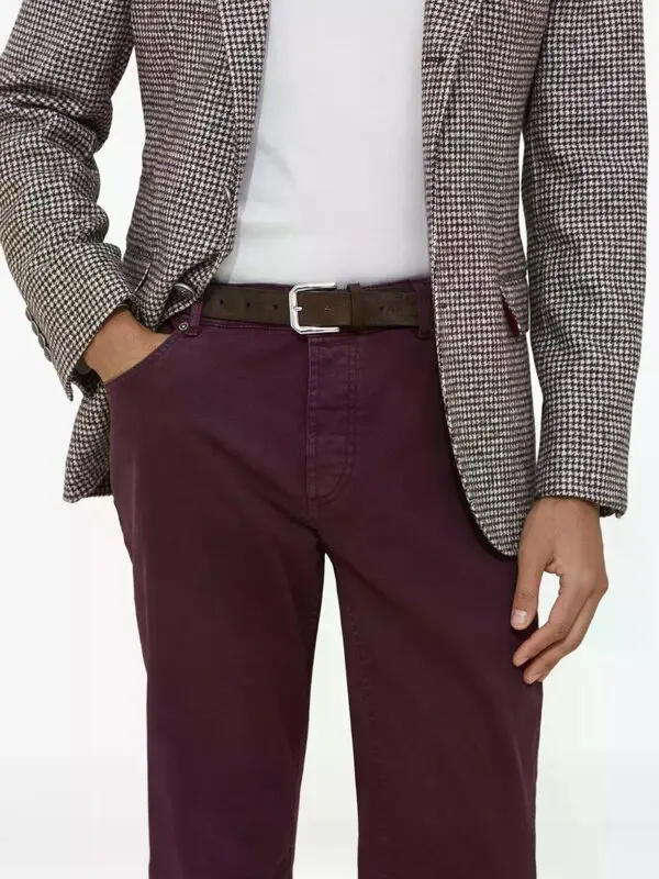 Brunello Cucinelli Logo-patch Jeans - Red