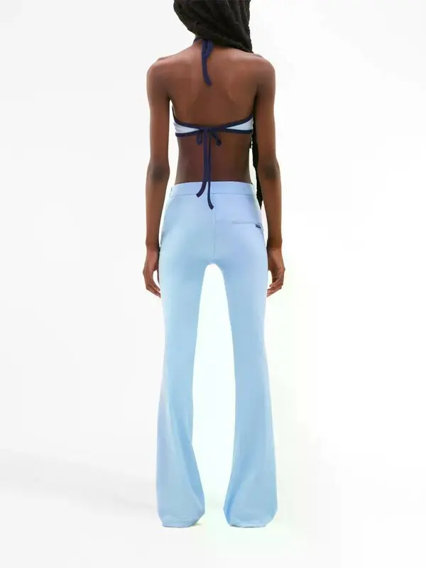 COURREGES Tech Jersey Flared Trousers