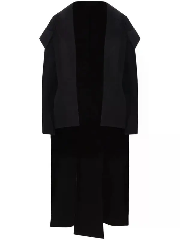Yohji Yamamoto Open-front Coat
