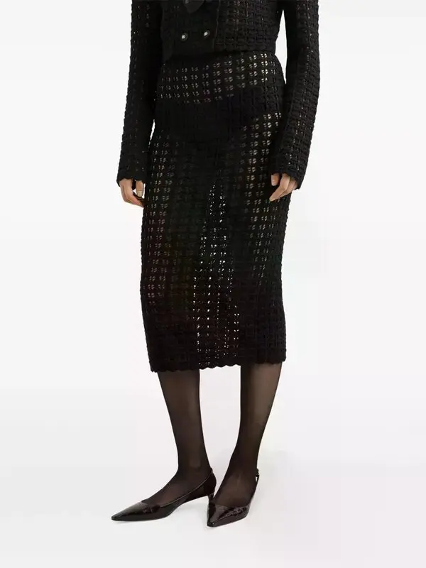 Dolce & Gabbana Knitted Midi Skirt