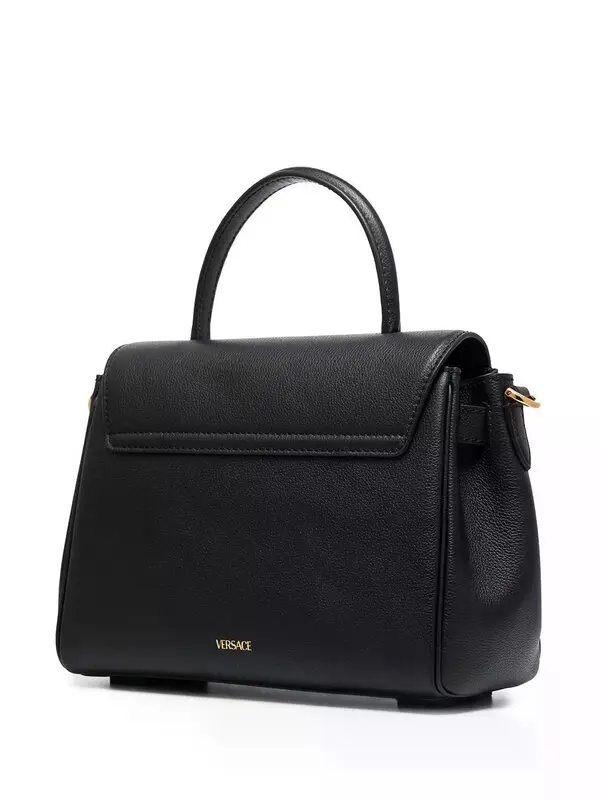 Versace La Medusa Leather Hand Bag