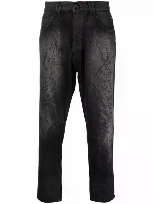 Philipp Plein Carrot-fit Denim Jeans