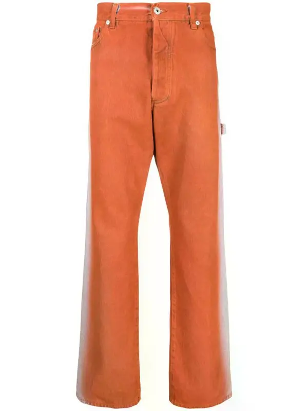 Heron Preston Gradient-effect Straight-leg Jeans