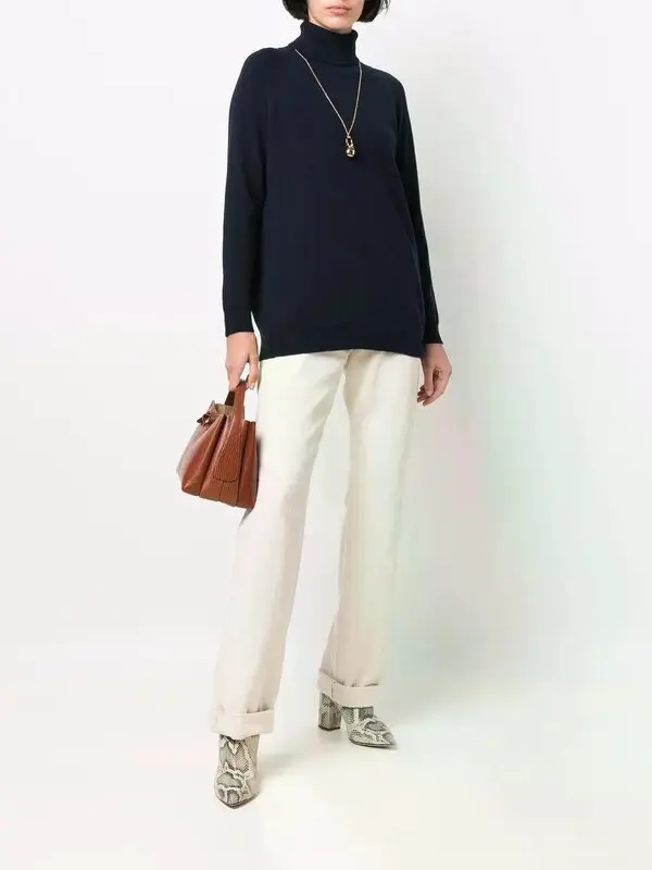 DRUMOHR Roll Neck Cashmere Jumper
