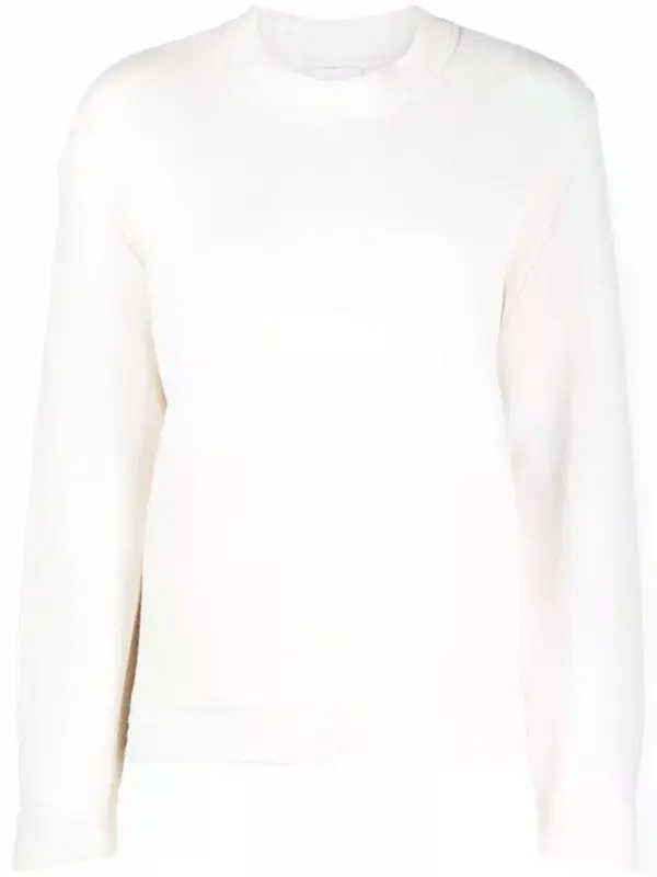 BARRIE Stitch-detail Jumper - White