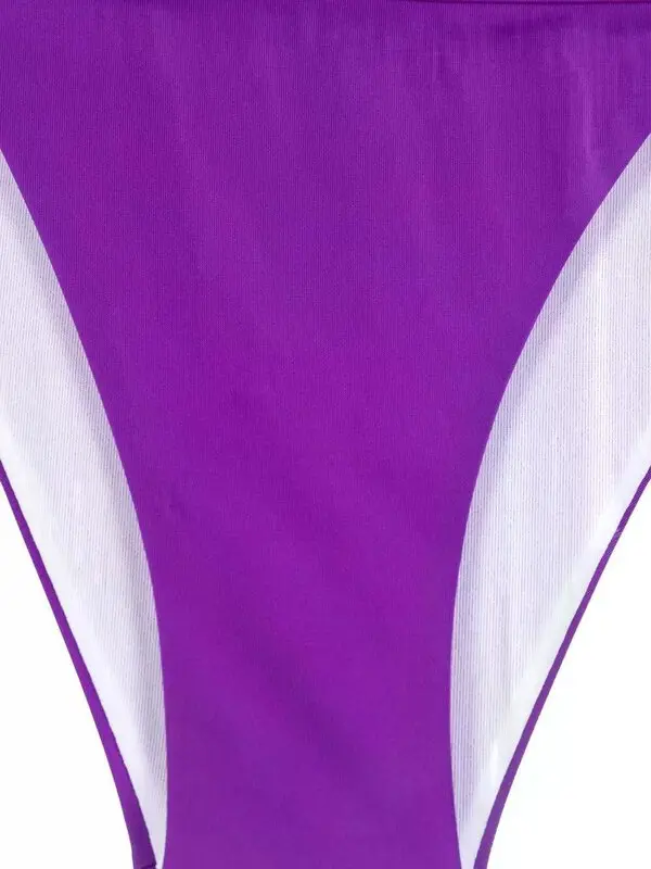 Dsquared2 Logo-print Side-tie Bikini Bottoms - Purple