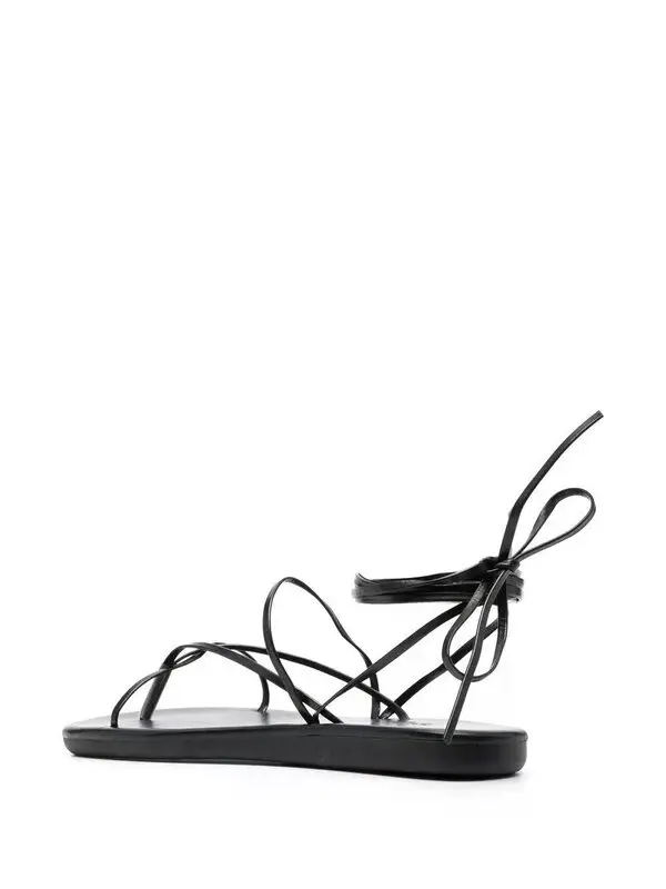 ANCIENT GREEK SANDALS Leather Ankle-tie Sandals