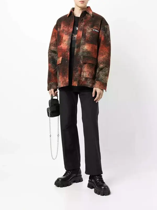 MISBHV Patterned Logo-patch Shirt